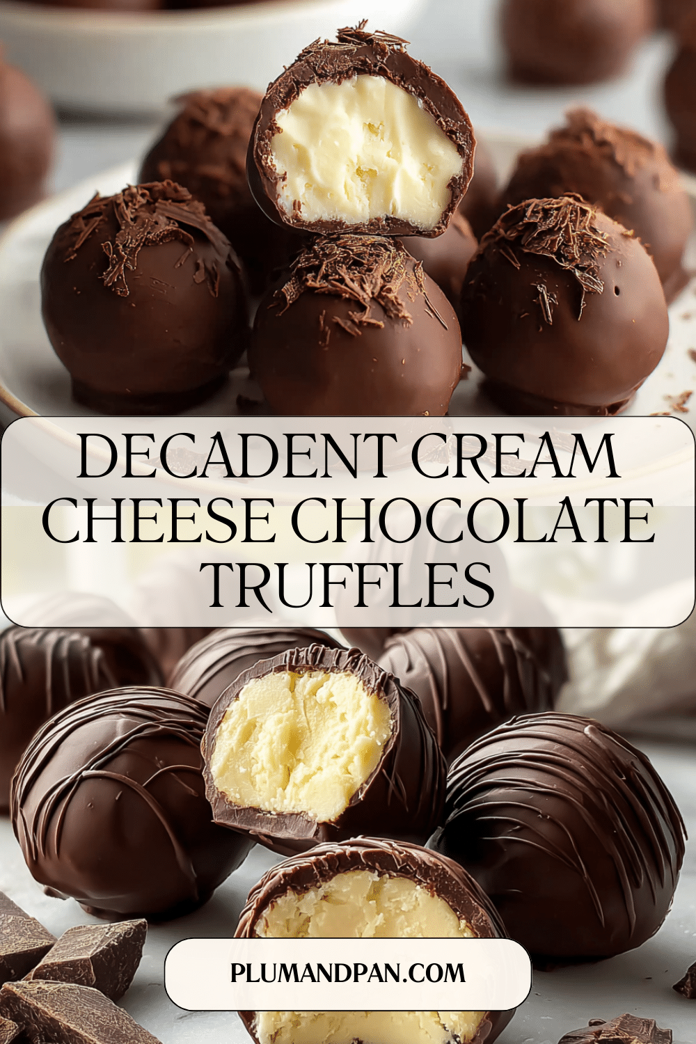 Cream Cheese Chocolate Truffles - Decadent Homemade Confections