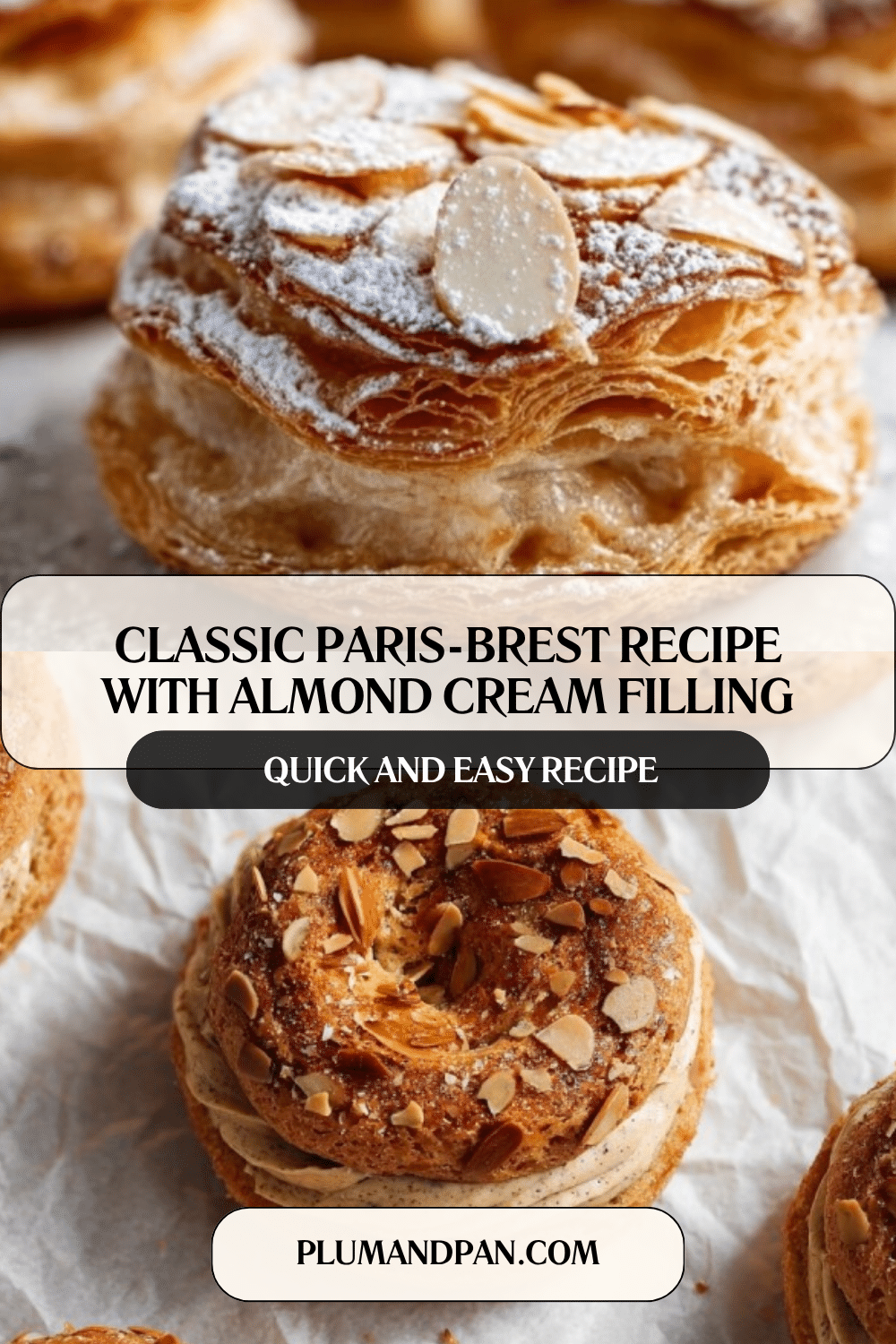 Paris-Brest Filled with Almond Pastry Cream | Elegant French Dessert