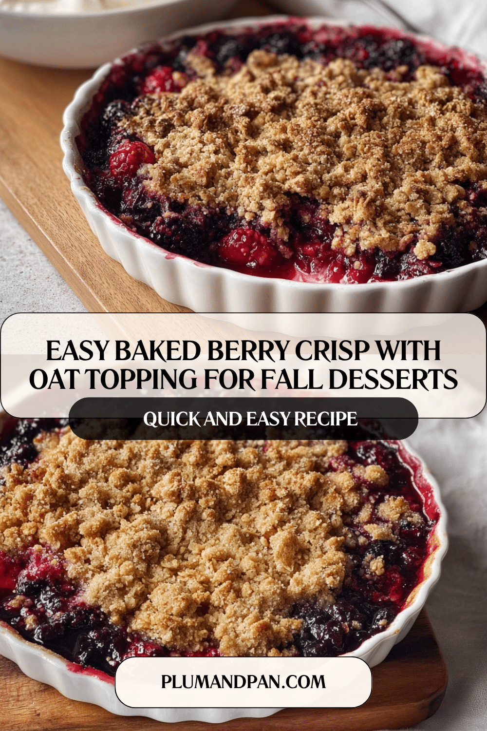 Healthy Baked Berry Crisp – Delicious & Nourishing Berry Delight