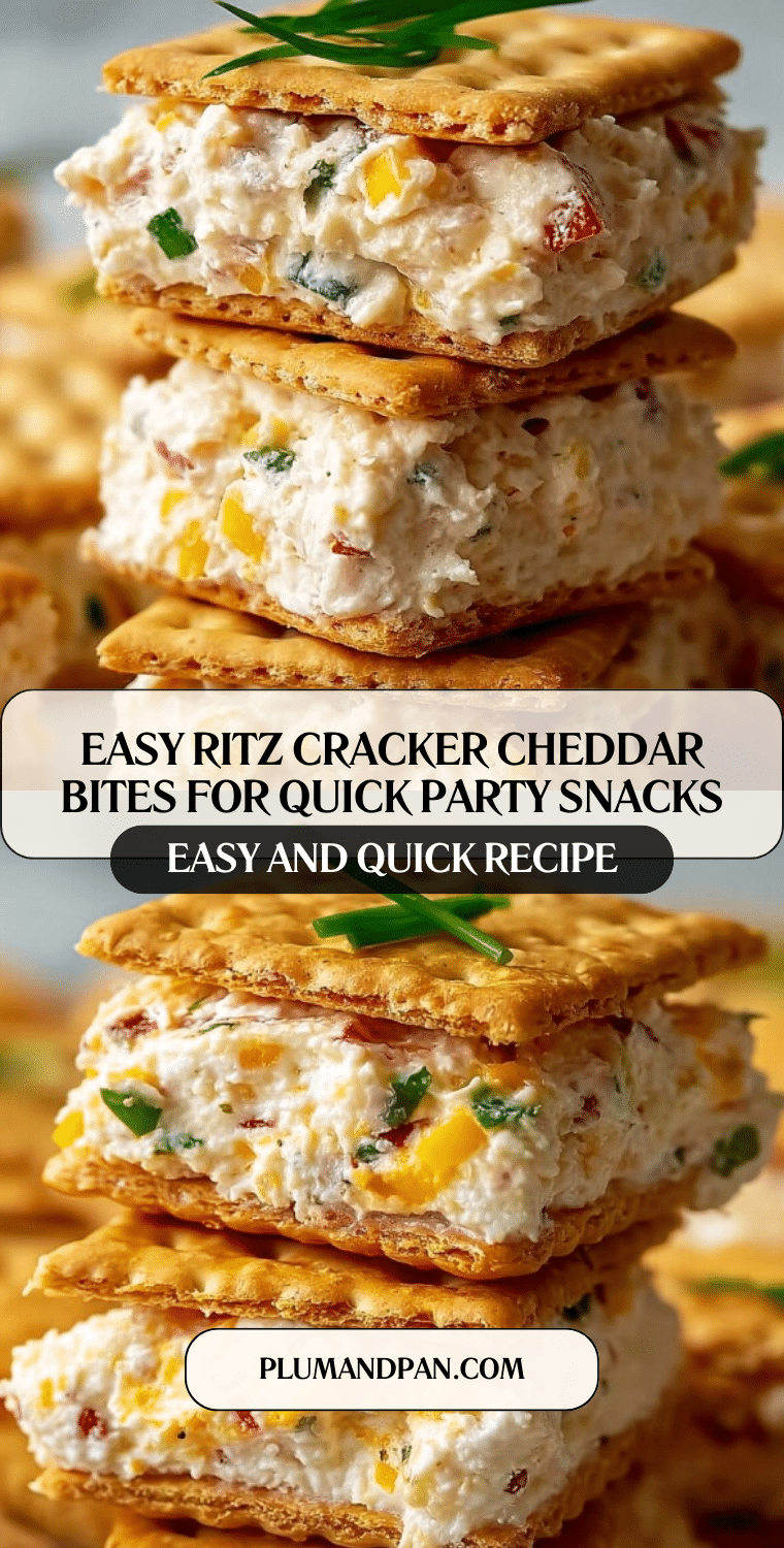 Ritz Crackers Party Snacks – Easy Cheddar Appetizer