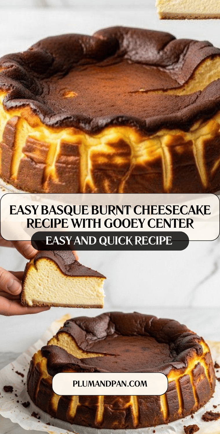 Basque Burnt Cheesecake: Irresistibly Creamy & Caramelized Delight