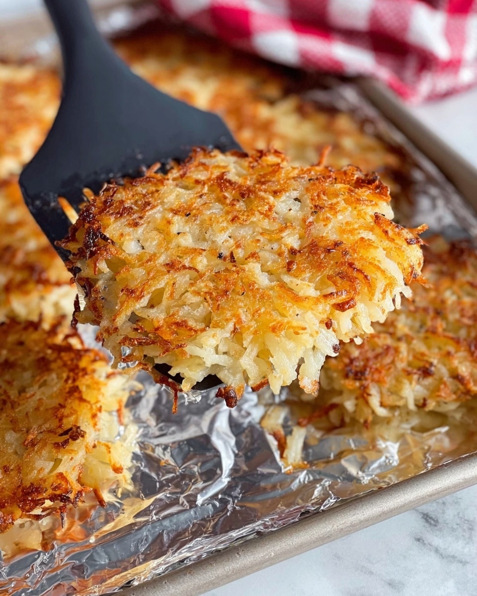 Crispy Oven-Baked Frozen Hash Browns with Cheddar Cheese