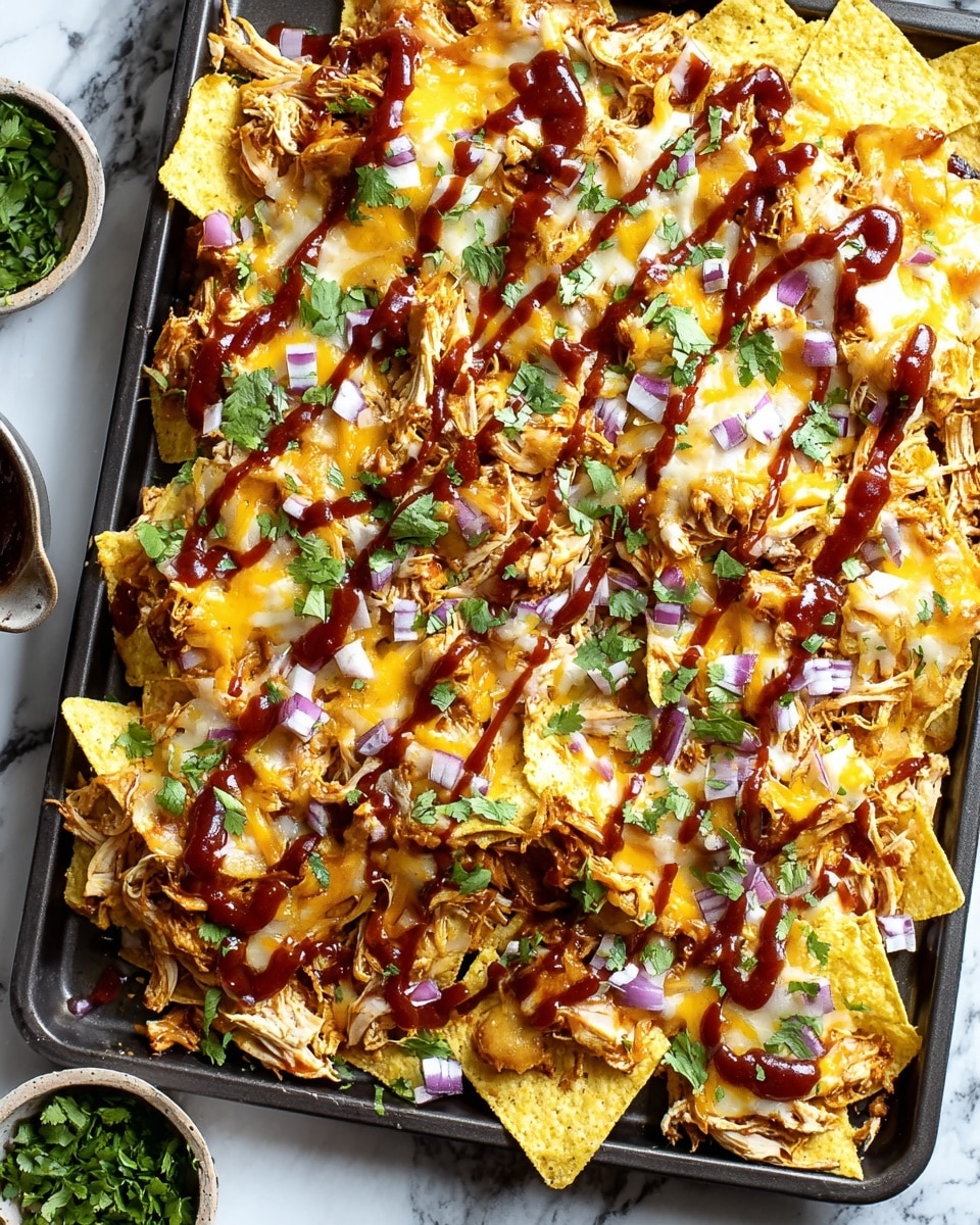 Sheet Pan BBQ Chicken Nachos – Irresistible Crowd Favorite