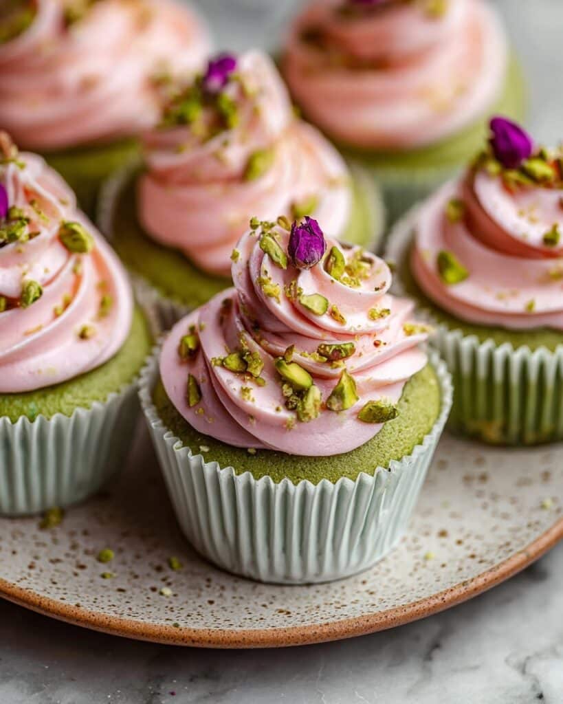 Vegan Mini Rose Cupcakes: Elegant Floral Vegan Treats