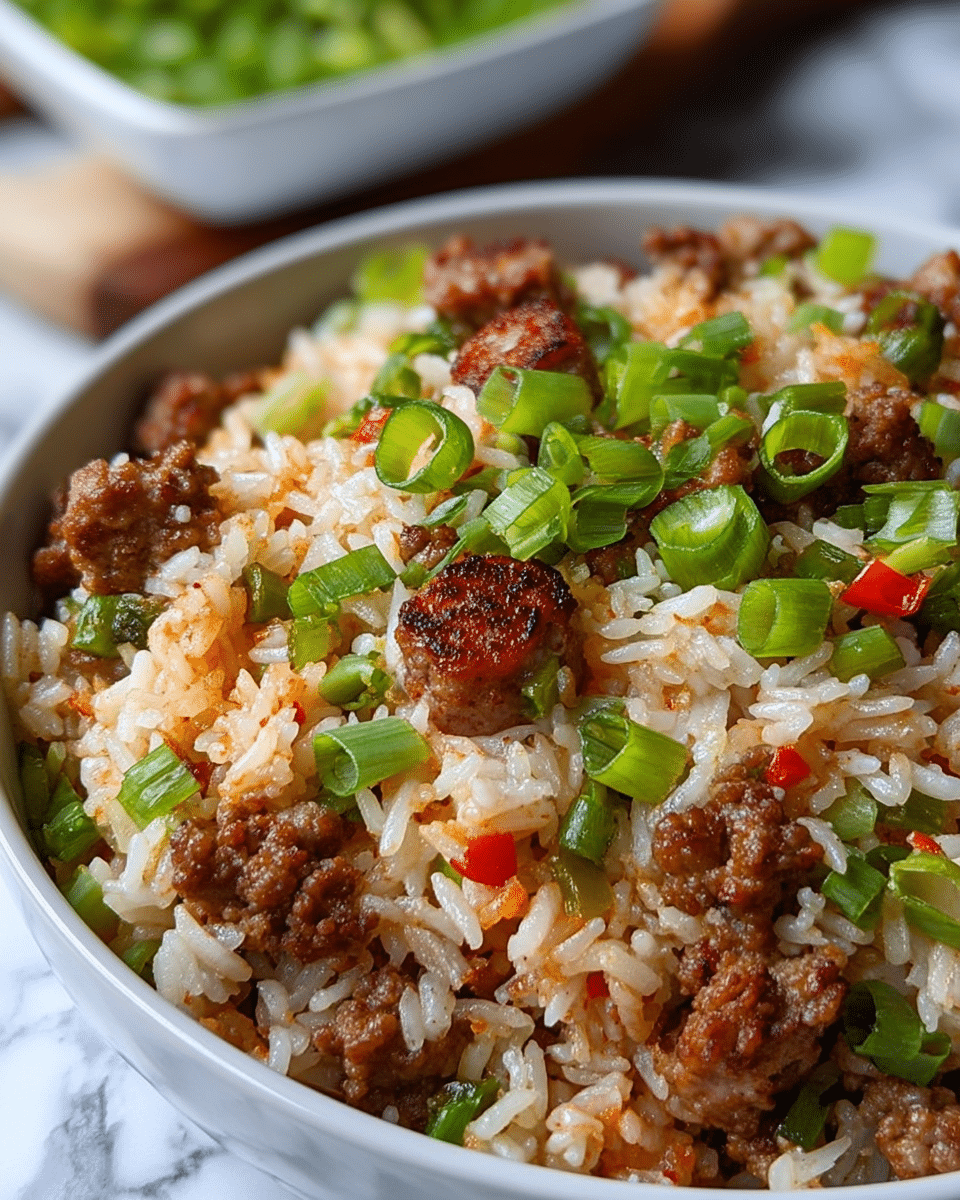 Flavorful Jailhouse Rice: Easy Smoked Sausage & Bean Pilaf