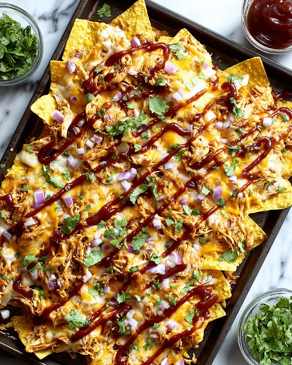 Sheet Pan BBQ Chicken Nachos – Irresistible Crowd Favorite